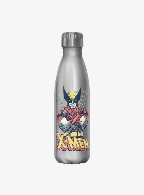 Marvel Vintage Wolverine Stainless Steel Water Bottle - SILVER | BoxLunch
