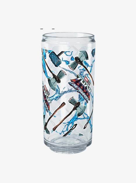 Marvel Thor: Love and Thunder Weapons Pattern Can Cup - CLEAR | BoxLunch