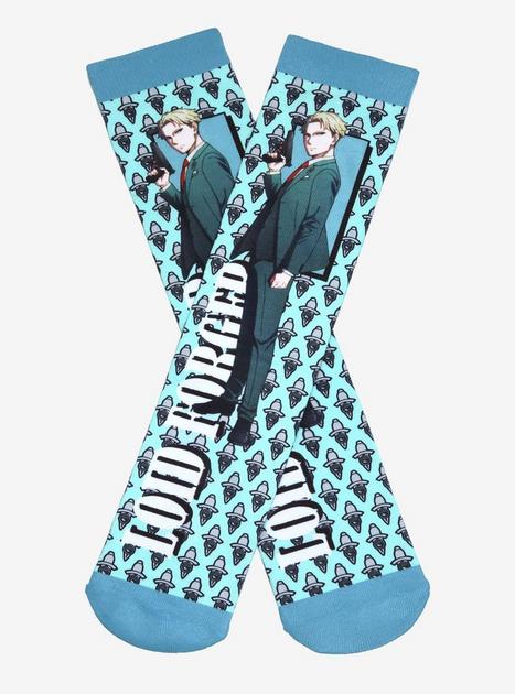 Spy x Family Loid Forger Character Crew Socks - BoxLunch Exclusive ...