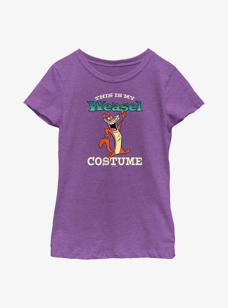 I Am Weasel My Weasel Costume Cosplay Youth Girls T-Shirt - PURPLE ...