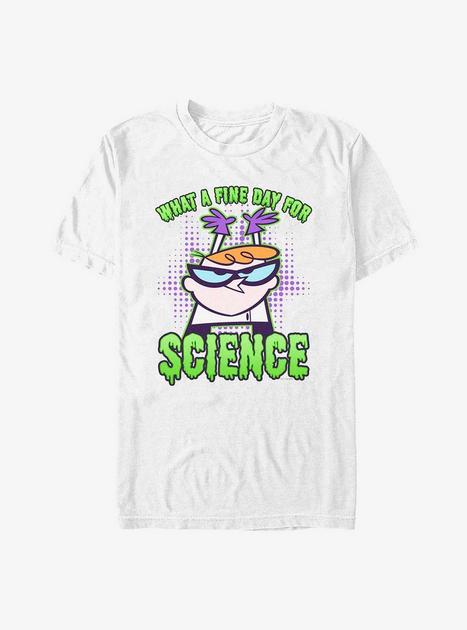 Dexter's Laboratory Fine Day For Science T-Shirt - WHITE | BoxLunch