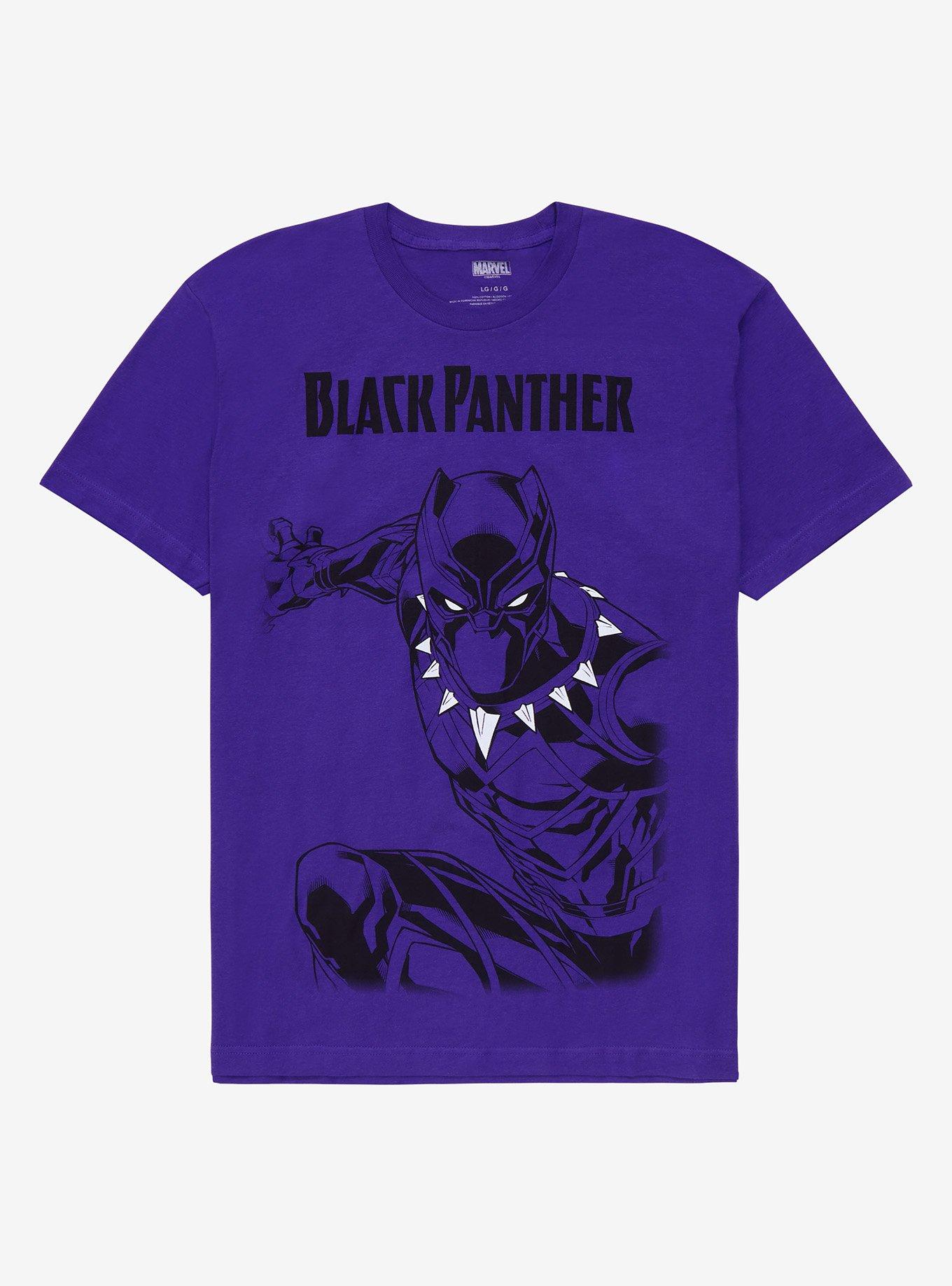 Marvel Black Panther Tonal Portrait T Shirt Boxlunch Exclusive Boxlunch