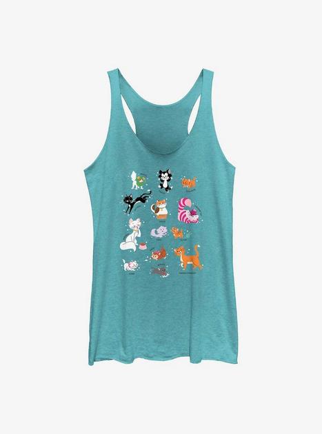 Disney Channel Cats of Disney Girls Tank - BLUE | Hot Topic