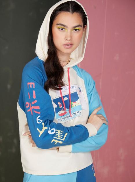 Studio Ghibli Ponyo Color-Block Girls Hoodie | Hot Topic