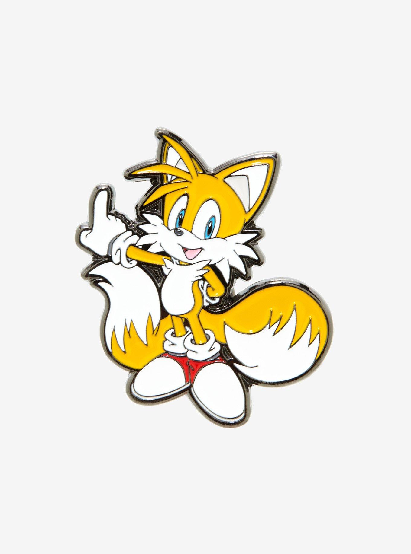 Sonic The Hedgehog Tails Enamel Pin Hot Topic