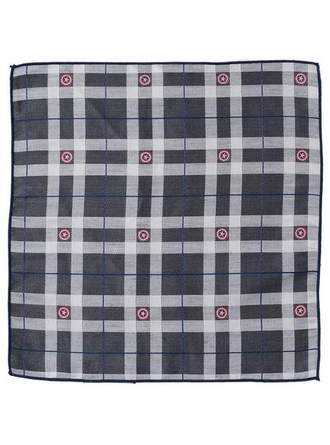 Marvel Captain America Gray Plaid Pocket Square | BoxLunch