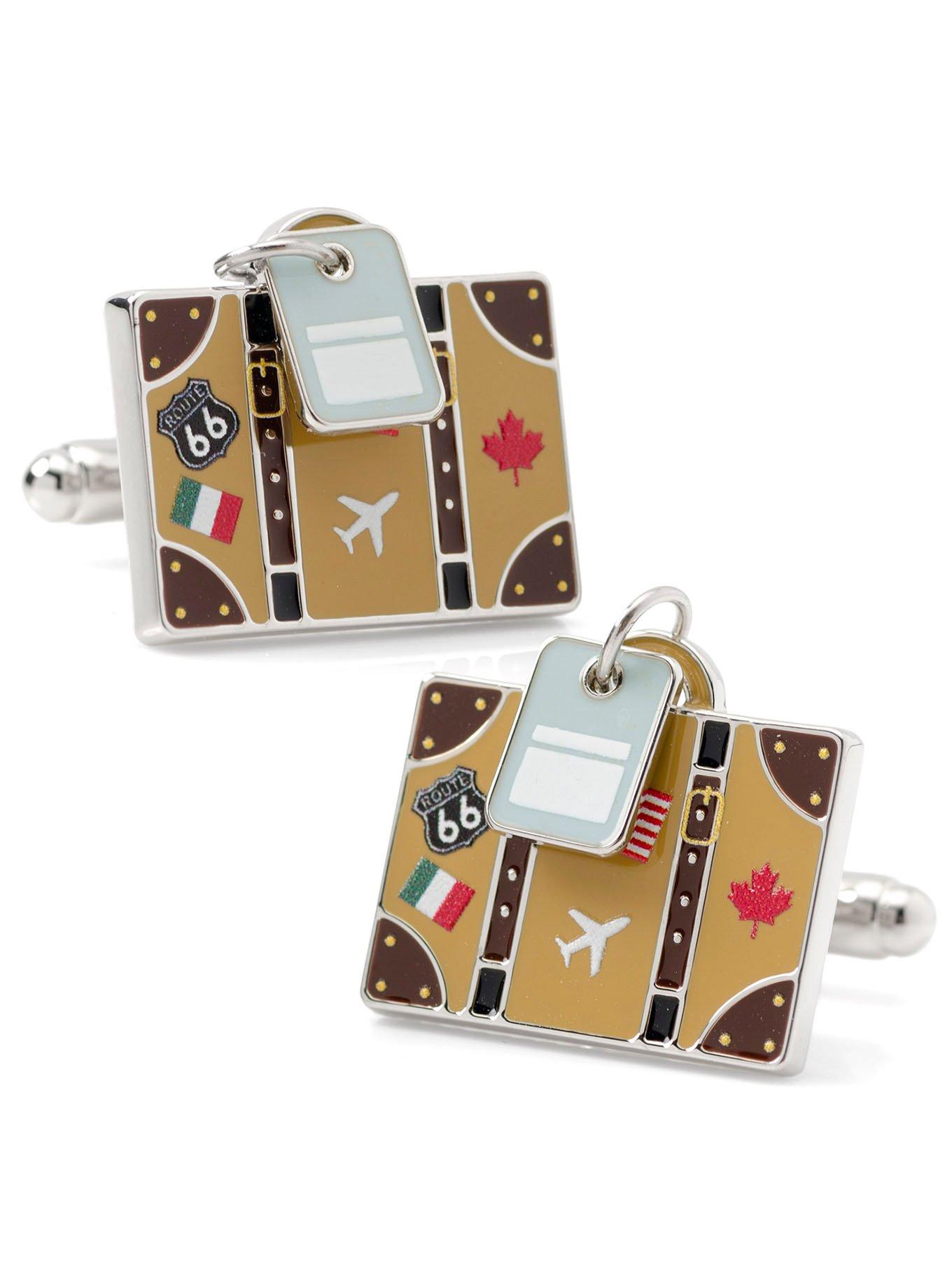 Traveler Suitcase Cufflinks | BoxLunch