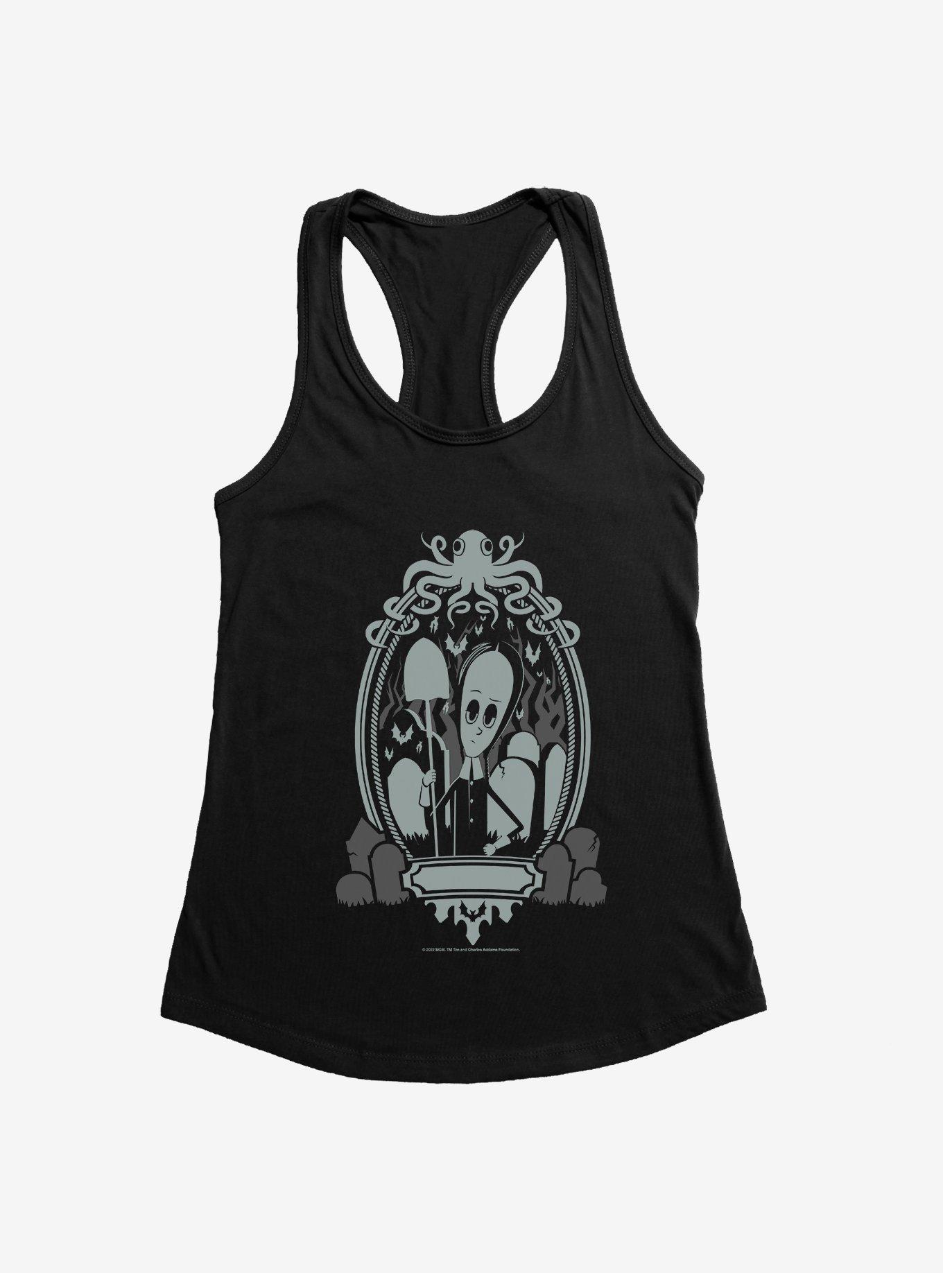 Addams Family Wednesday Addams Girls Tank - BLACK | Hot Topic