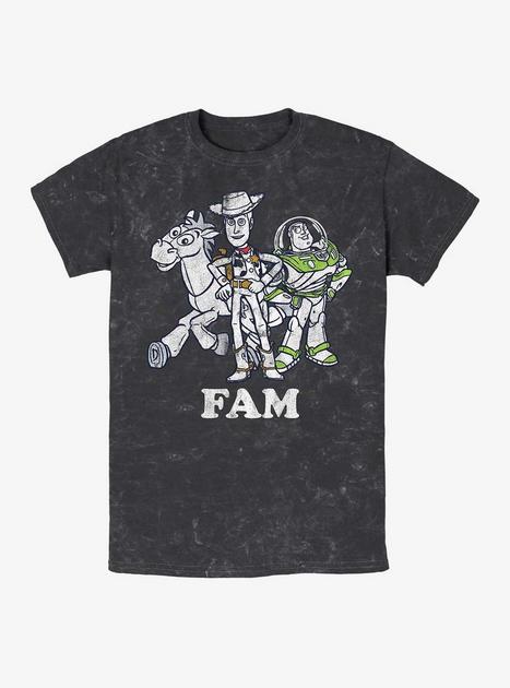 Disney Pixar Toy Story Fam Mineral Wash T-Shirt - MULTI | Hot Topic