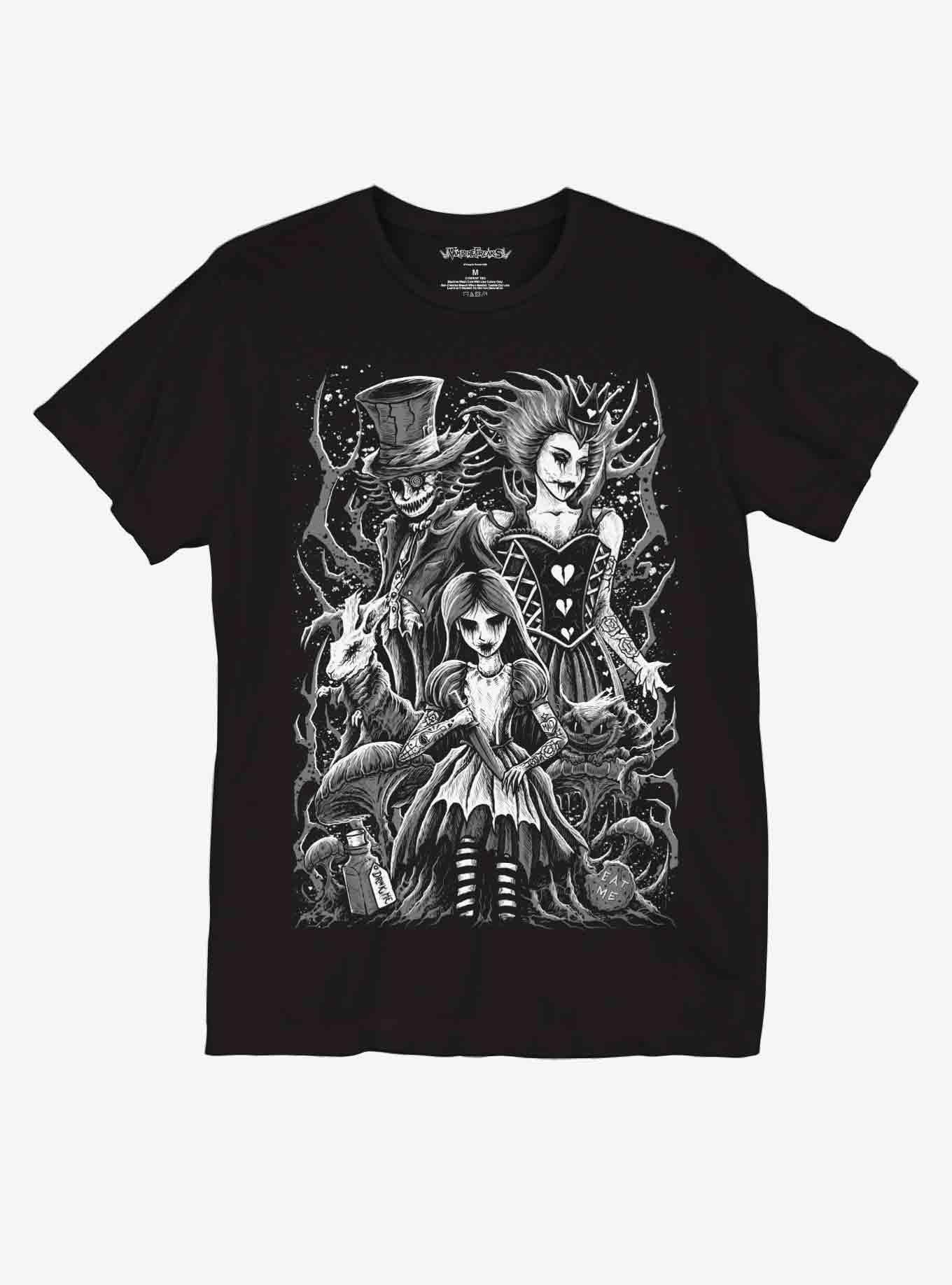 Vampire Freaks Twisted Alice Boyfriend Fit Girls T-Shirt | Hot Topic