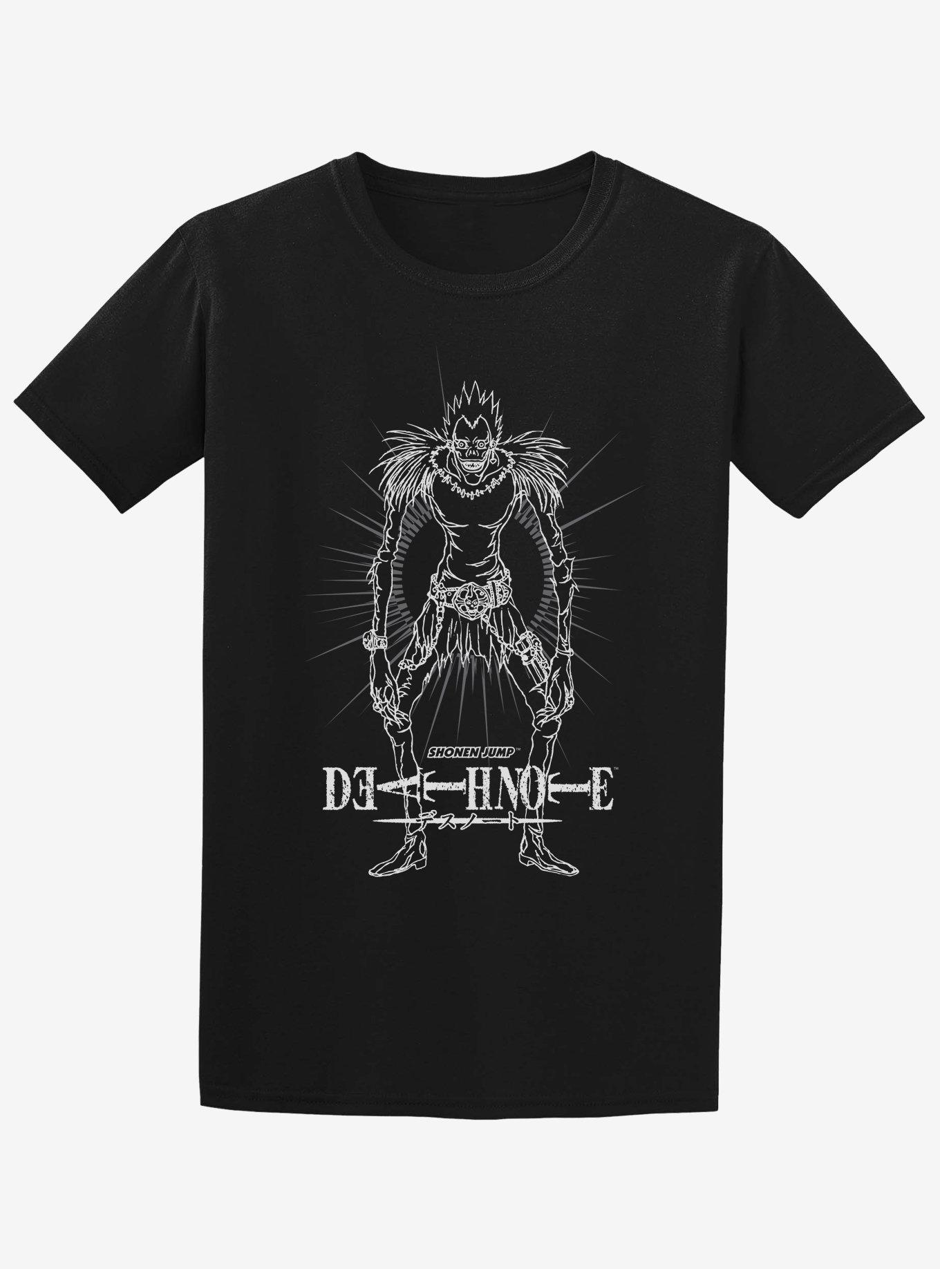 Death Note Ryuk Outline Boyfriend Fit Girls T-Shirt | Hot Topic