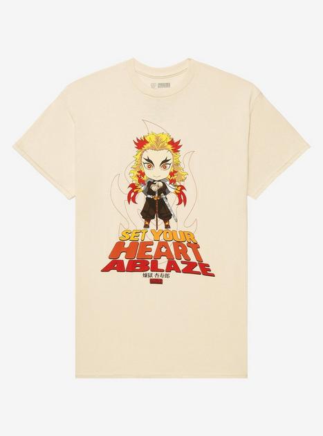 Demon Slayer: Kimetsu No Yaiba Nendoroid Rengoku T-Shirt | Hot Topic