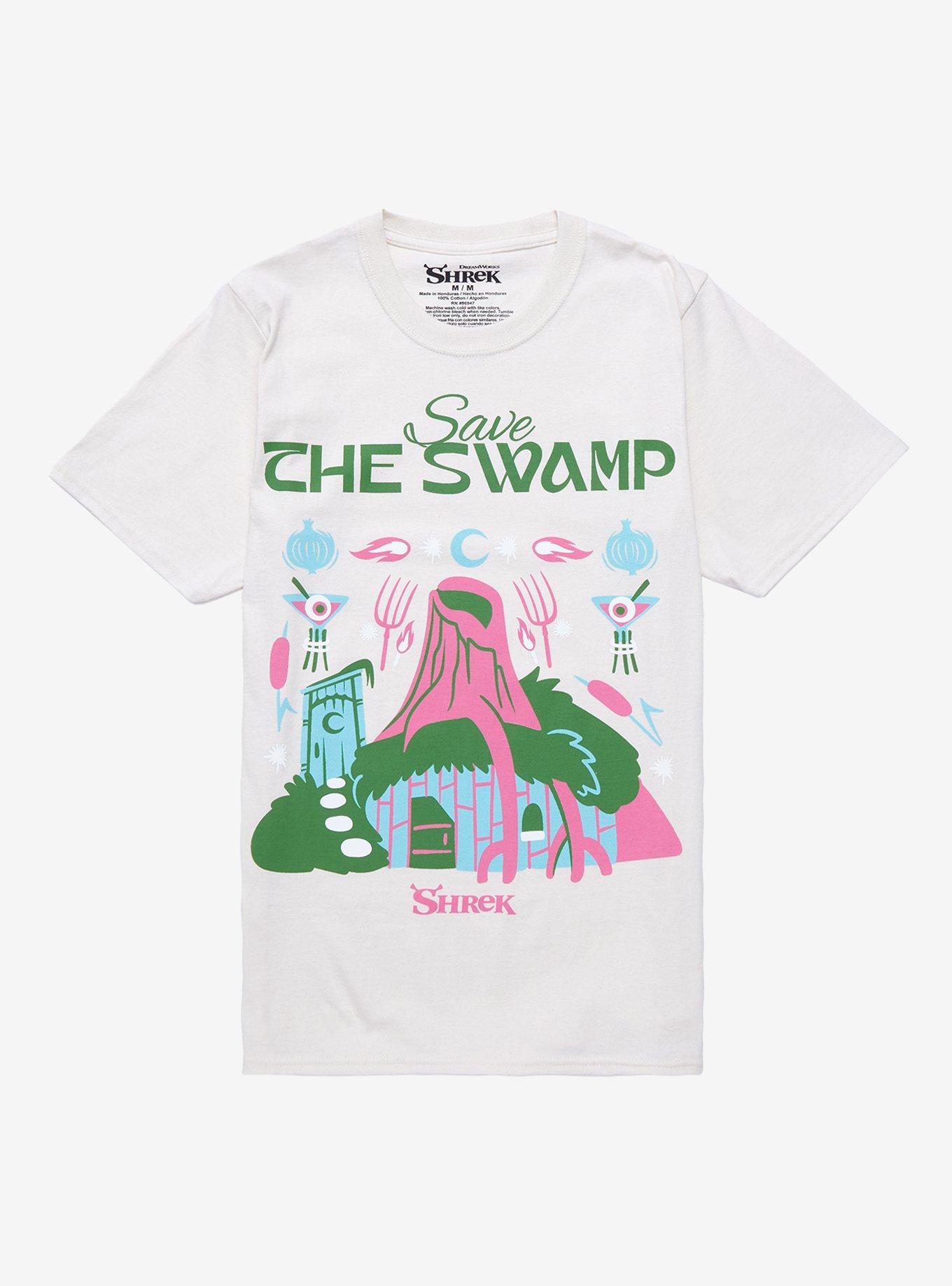 Shrek Save The Swamp Boyfriend Fit Girls T-Shirt | Hot Topic