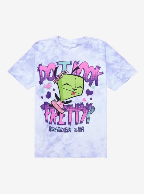 Invader Zim GIR In Tutu Tie-Dye Boyfriend Fit Girls T-Shirt | Hot Topic