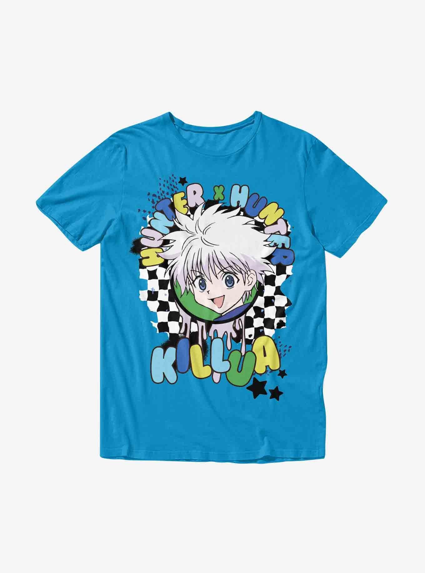 Hunter X Hunter Killua Checker Boyfriend Fit Girls T-Shirt | Hot Topic