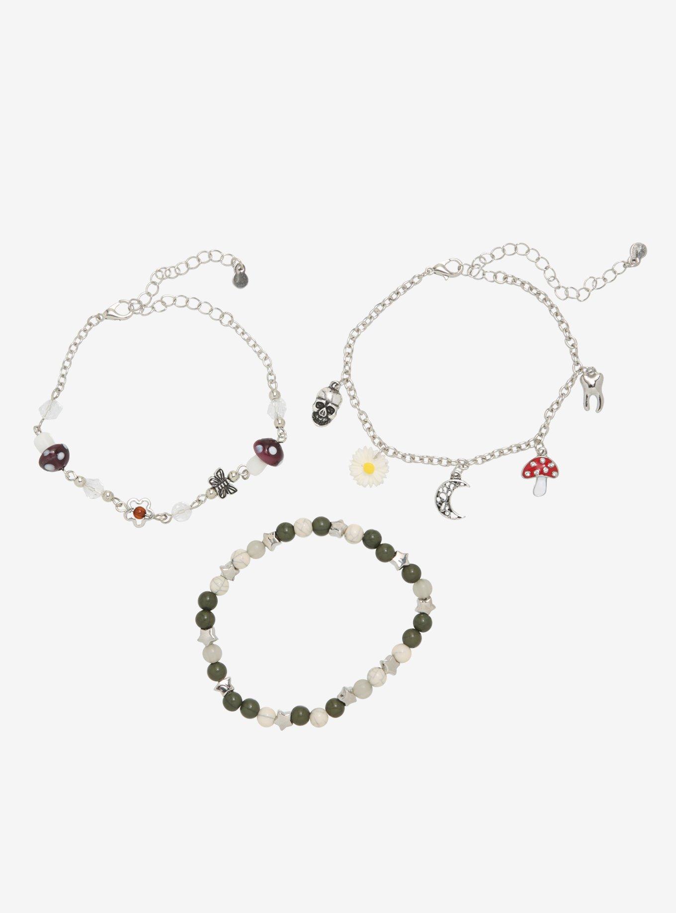 Fairy Grunge Mushroom Bracelet Set | Hot Topic