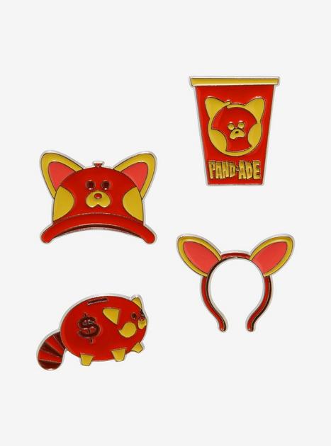 Disney Pixar Turning Red Panda Merch Pin Set - BoxLunch Exclusive ...