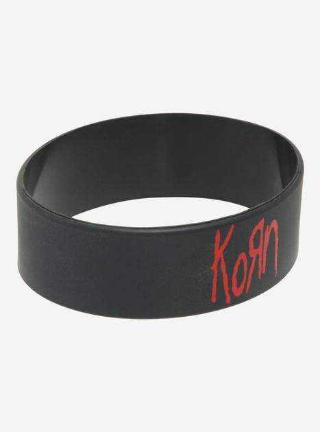 Korn Logo Rubber Bracelet | Hot Topic
