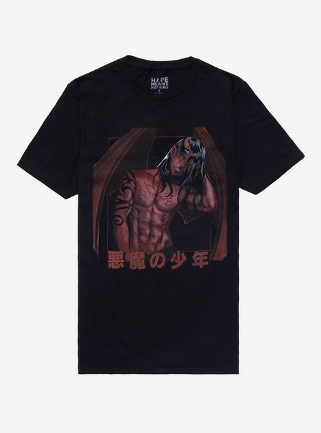 Demon Anime Babe Boyfriend Fit Girls T-Shirt | Hot Topic
