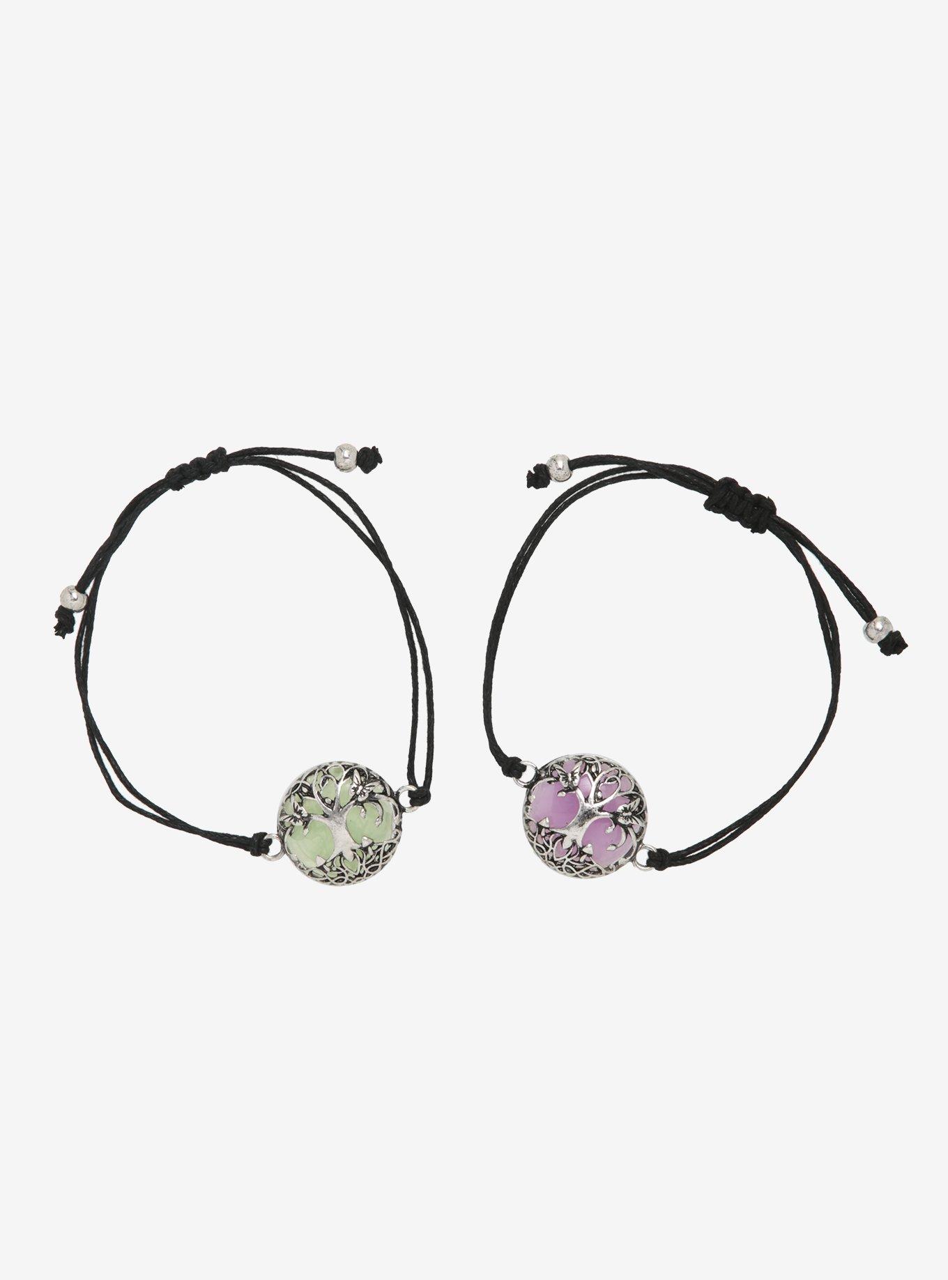 Tree Of Life Stone Best Friend Cord Bracelet Set | Hot Topic