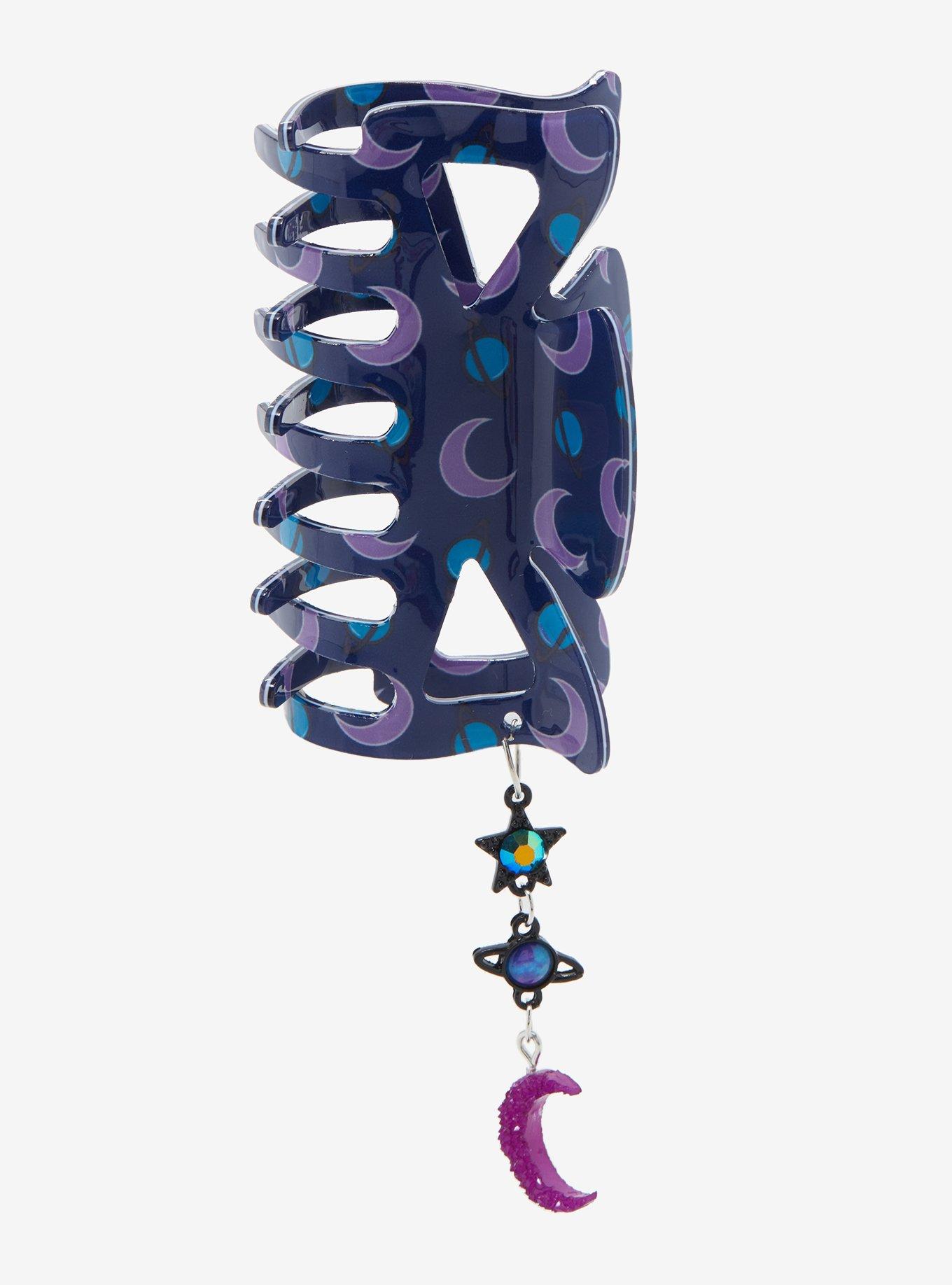 Celestial Moon Charm Claw Hair Clip | Hot Topic