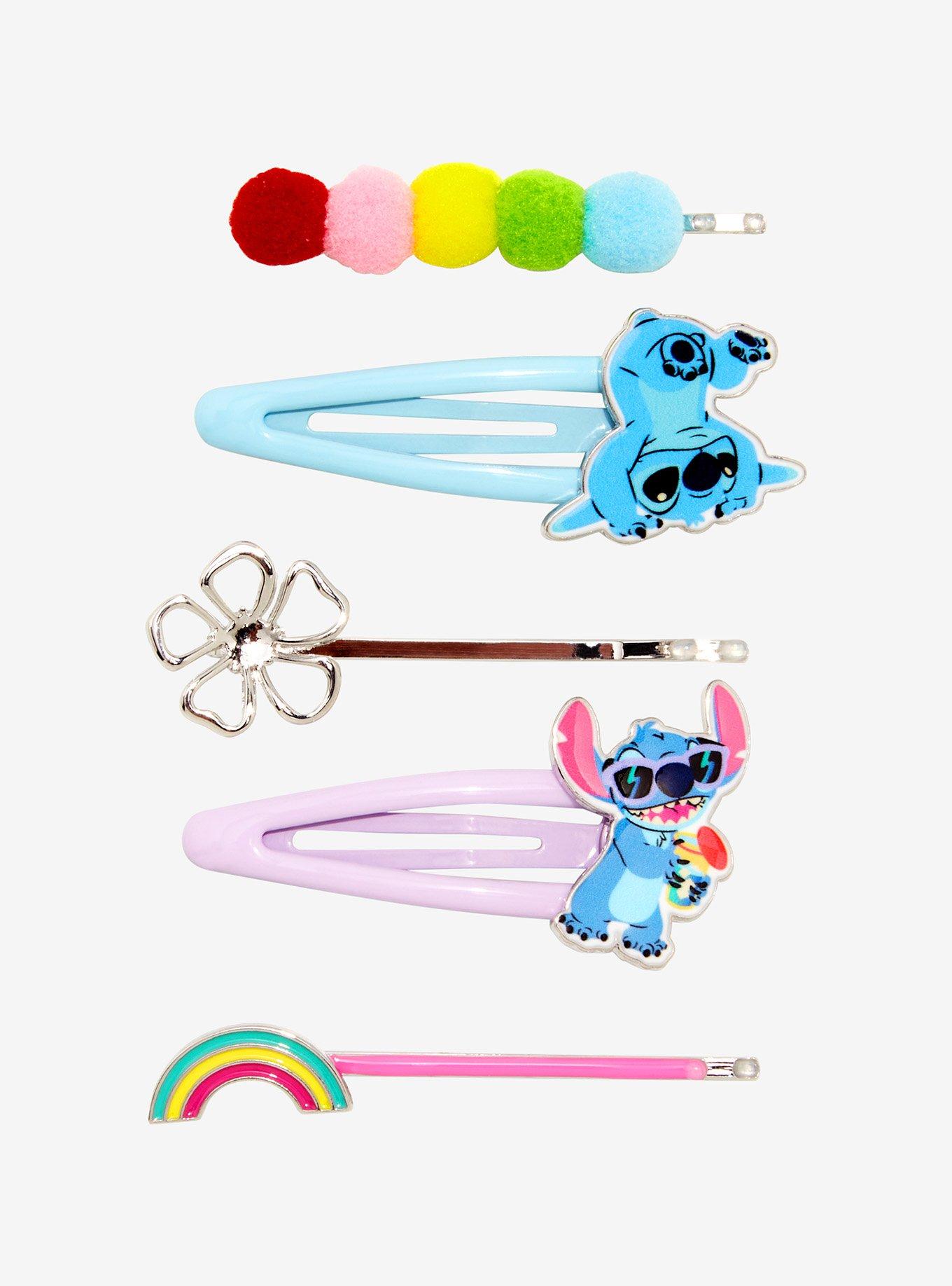 Disney Lilo & Stitch Rainbow Stitch Hair Clip Set | Hot Topic