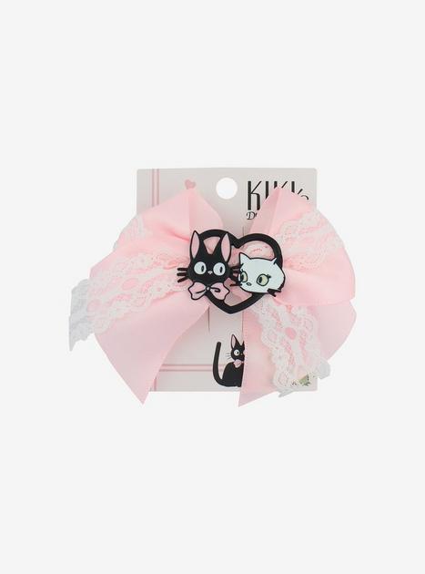 Studio Ghibli Kiki's Delivery Service Jiji & Lily Pink Hair Bow | Hot Topic