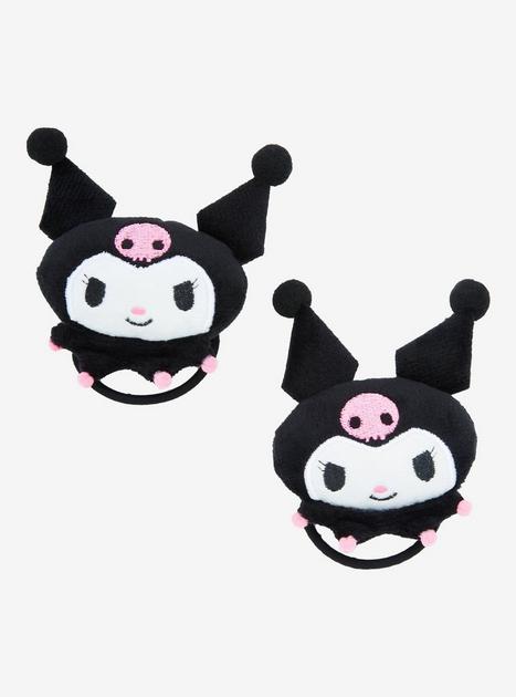 Kuromi Plush Hair Tie Set | Hot Topic