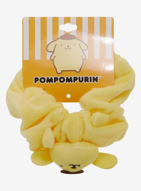 Pompompurin Hugging Figural Scrunchie | Hot Topic
