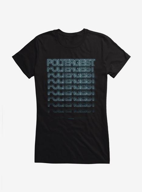 Poltergeist Layered Logo Girls T-Shirt - BLACK | Hot Topic