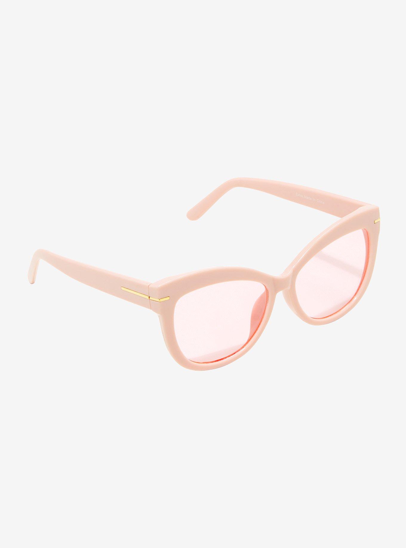 Pastel Pink Cat Eye Sunglasses | Hot Topic