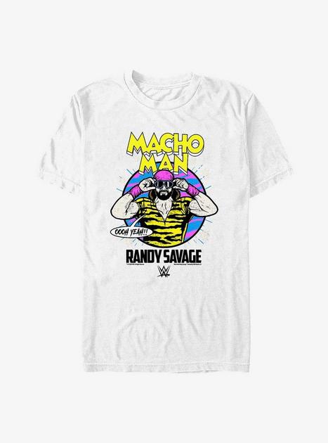 Wwe Macho Man Randy Savage Oooh Yea T Shirt White Boxlunch