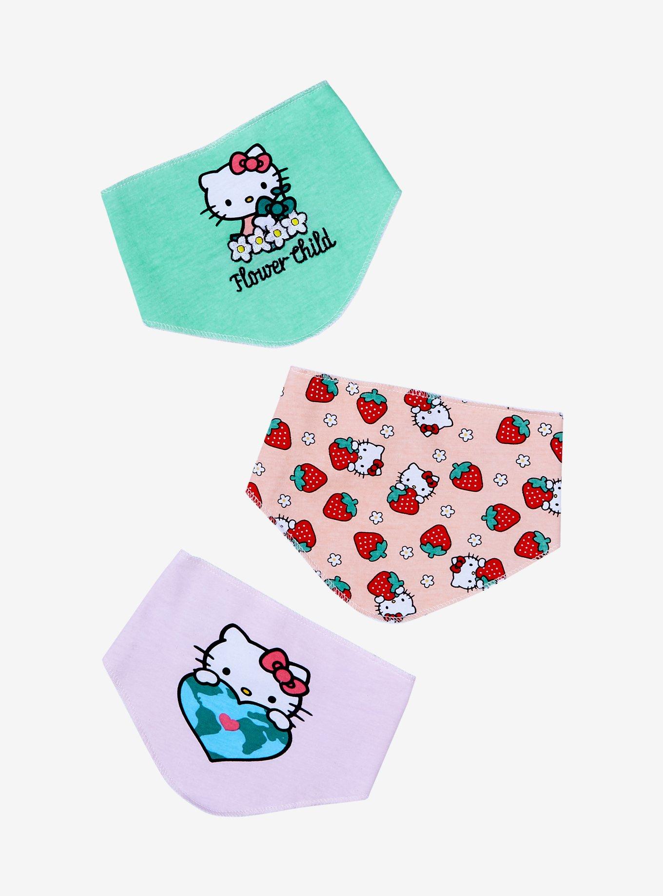 Sanrio Hello Kitty Strawberry Bandana Bib Set - BoxLunch Exclusive ...