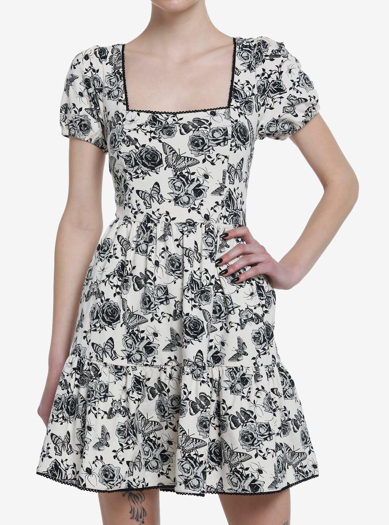 Gothic Garden Puff Sleeve Dress | Hot Topic