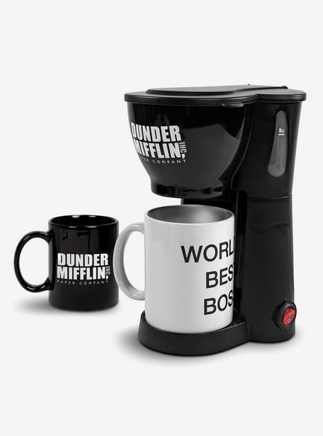 The Office Single Cup Coffee Maker Gift Set With 2 Mugs | BoxLunch