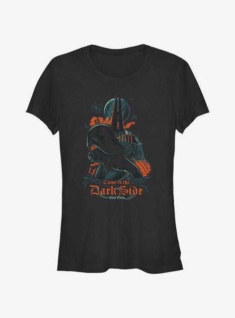 Star Wars Vader Come To The Dark Side Girls T-Shirt - BLACK | Hot Topic