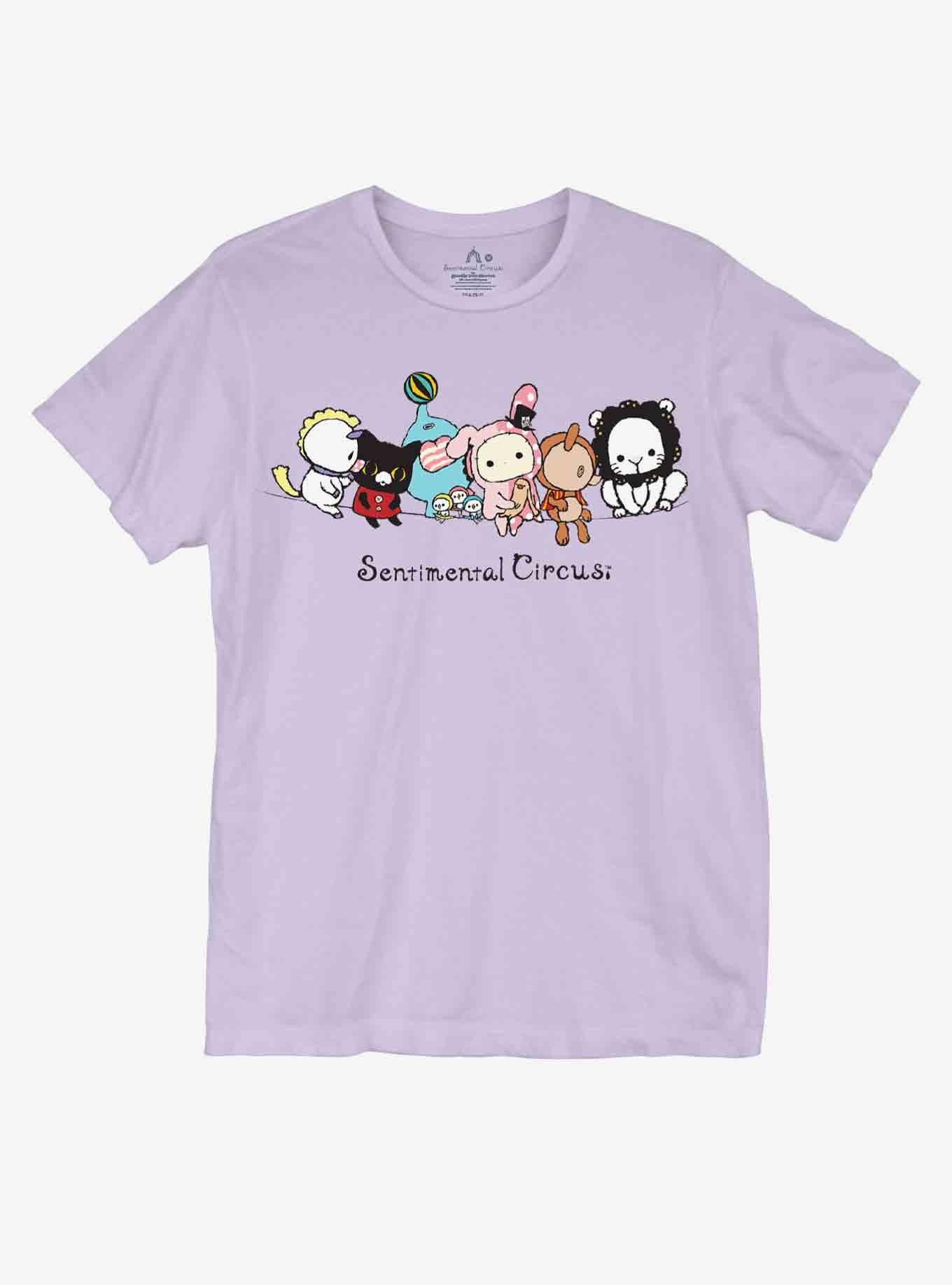 Sentimental Circus Group Boyfriend Fit Girls T-Shirt | Hot Topic