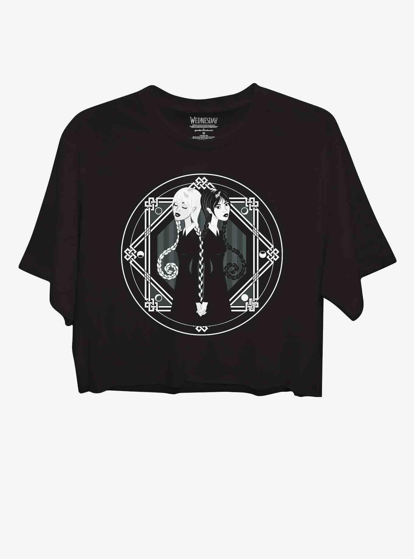 Wednesday Duo Girls Crop T-Shirt | Hot Topic
