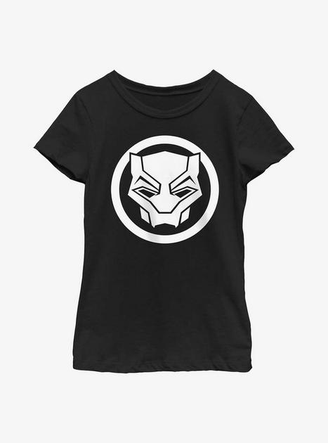 Marvel Black Panther: Wakanda Forever Simple Sigil Youth Girls T-Shirt ...