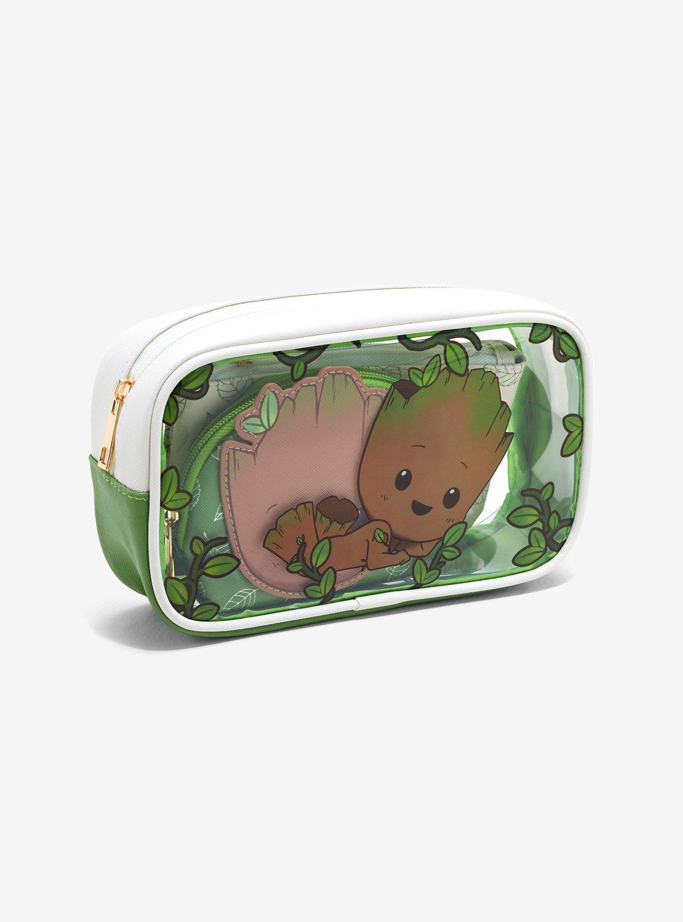 Marvel I Am Groot Chibi Groot Cosmetic Bag Set - BoxLunch Exclusive ...