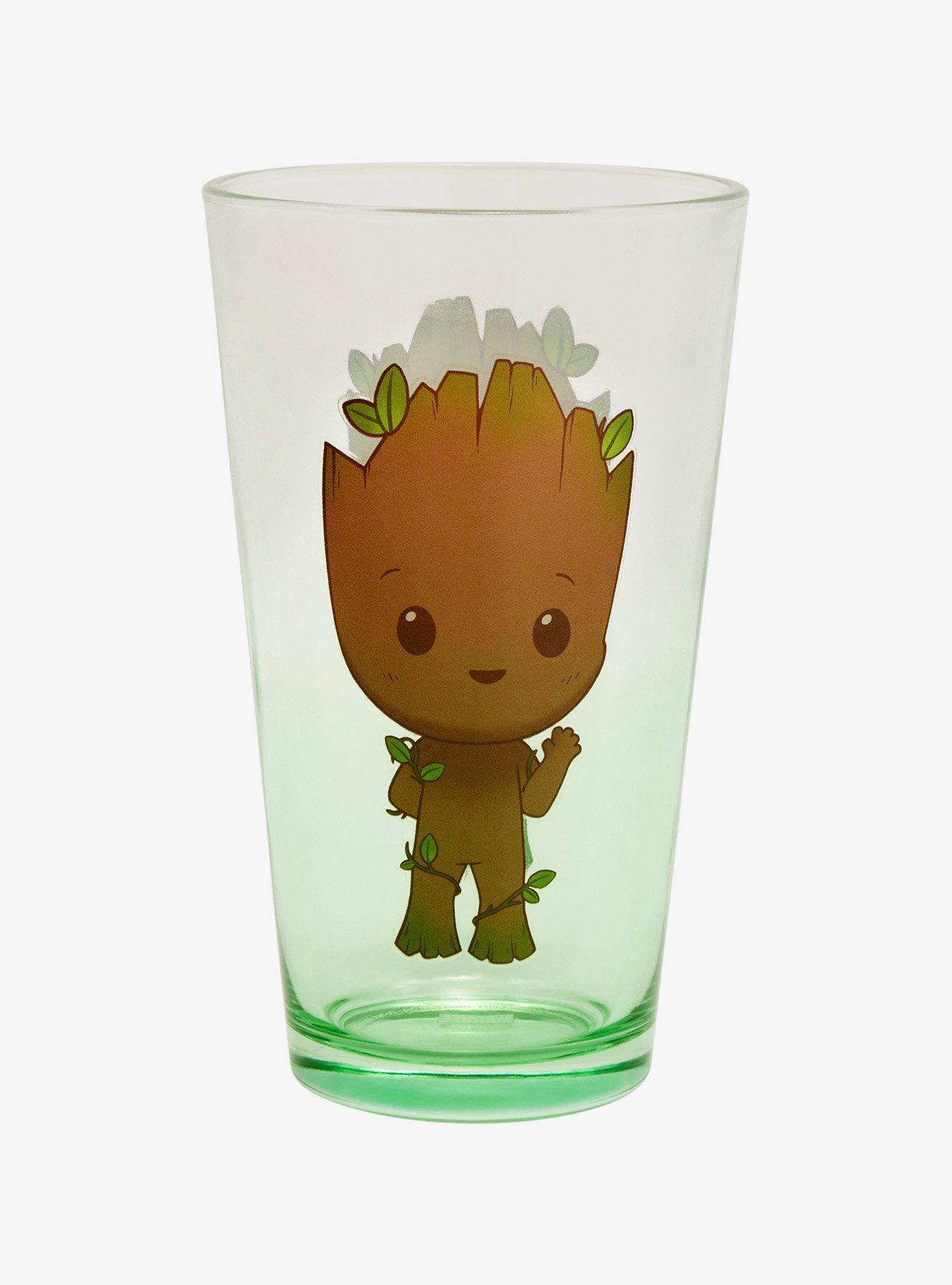 Marvel Guardians of the Galaxy Groot Waving Pint Glass - BoxLunch ...