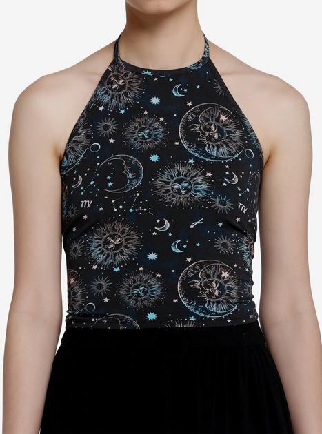 Cosmic Aura Celestial Girls Halter Top | Hot Topic
