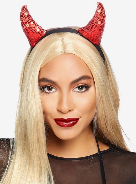 Sequin Devil Horns | Hot Topic