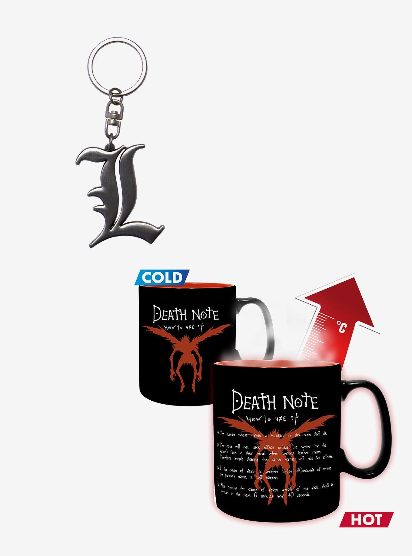 Death Note Heat Change Mug and Keychain Set | BoxLunch