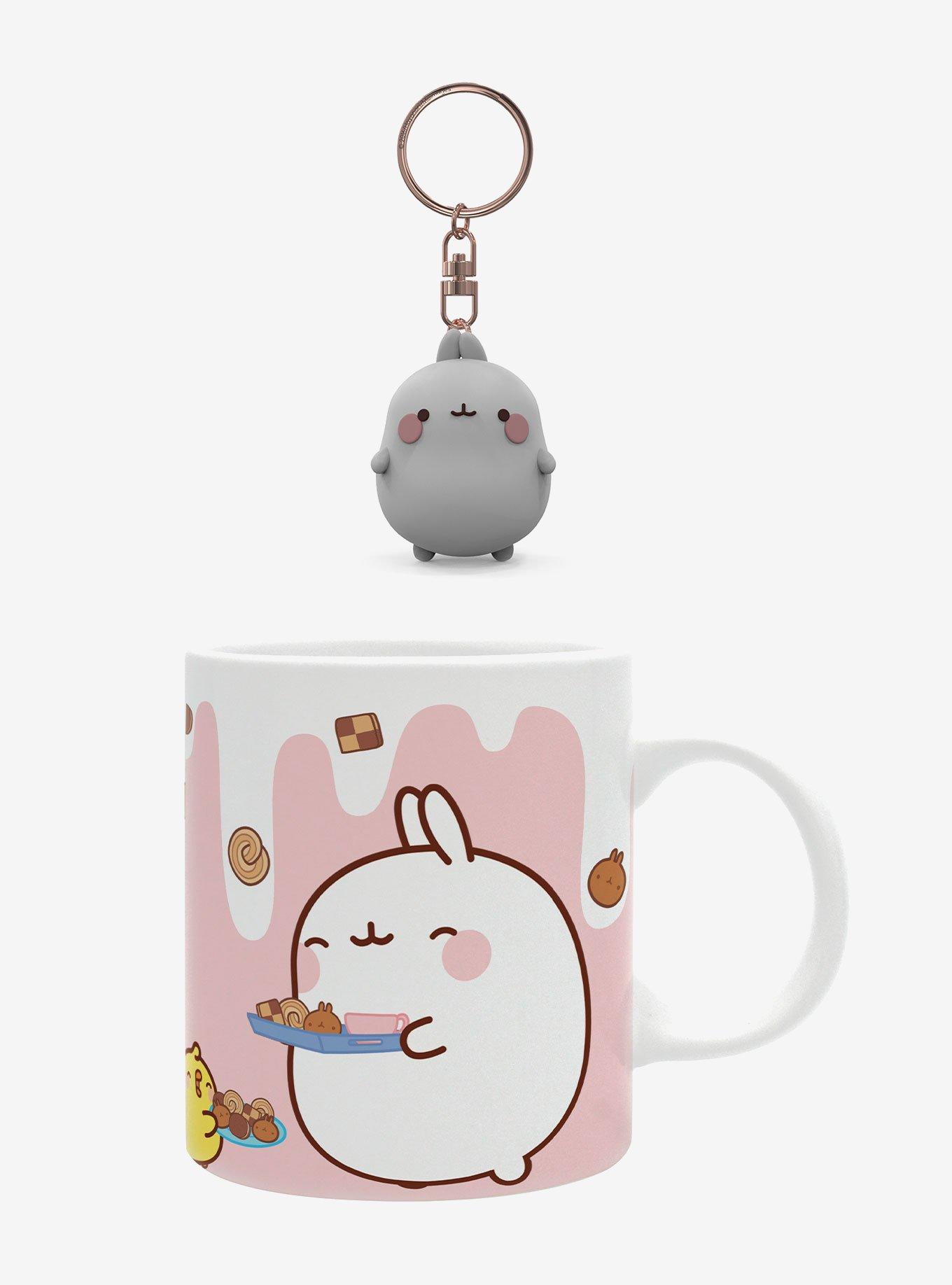 Molang Milk & Cookies Mug and 3D Keychain Bundle | BoxLunch