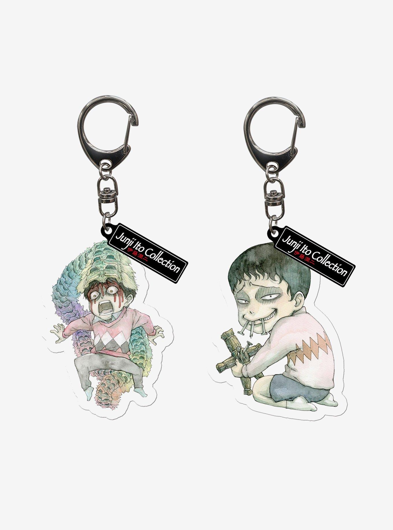 Junji Ito Souichi and Honored Ancestor Keychain Set | Hot Topic