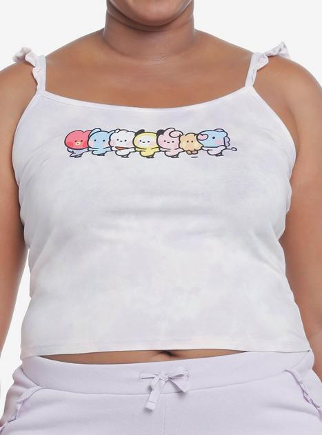 BT21 Minini Tie-Dye Girls Tank Top Plus Size | Hot Topic