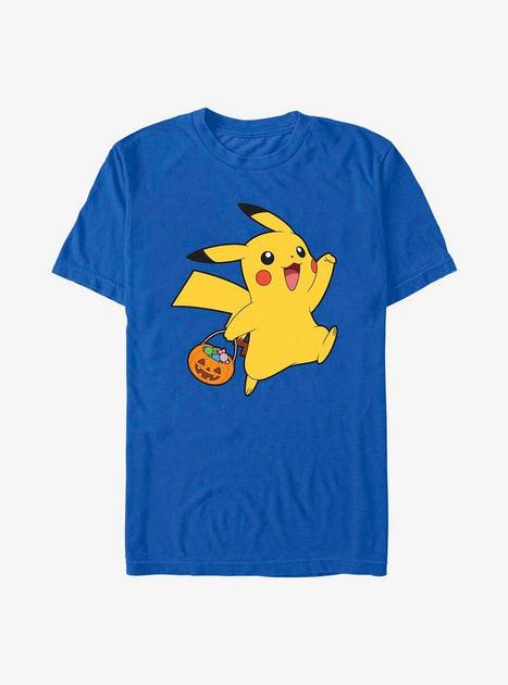 Pokémon Pikachu Trick-Or-Treating T-Shirt - BLUE | BoxLunch