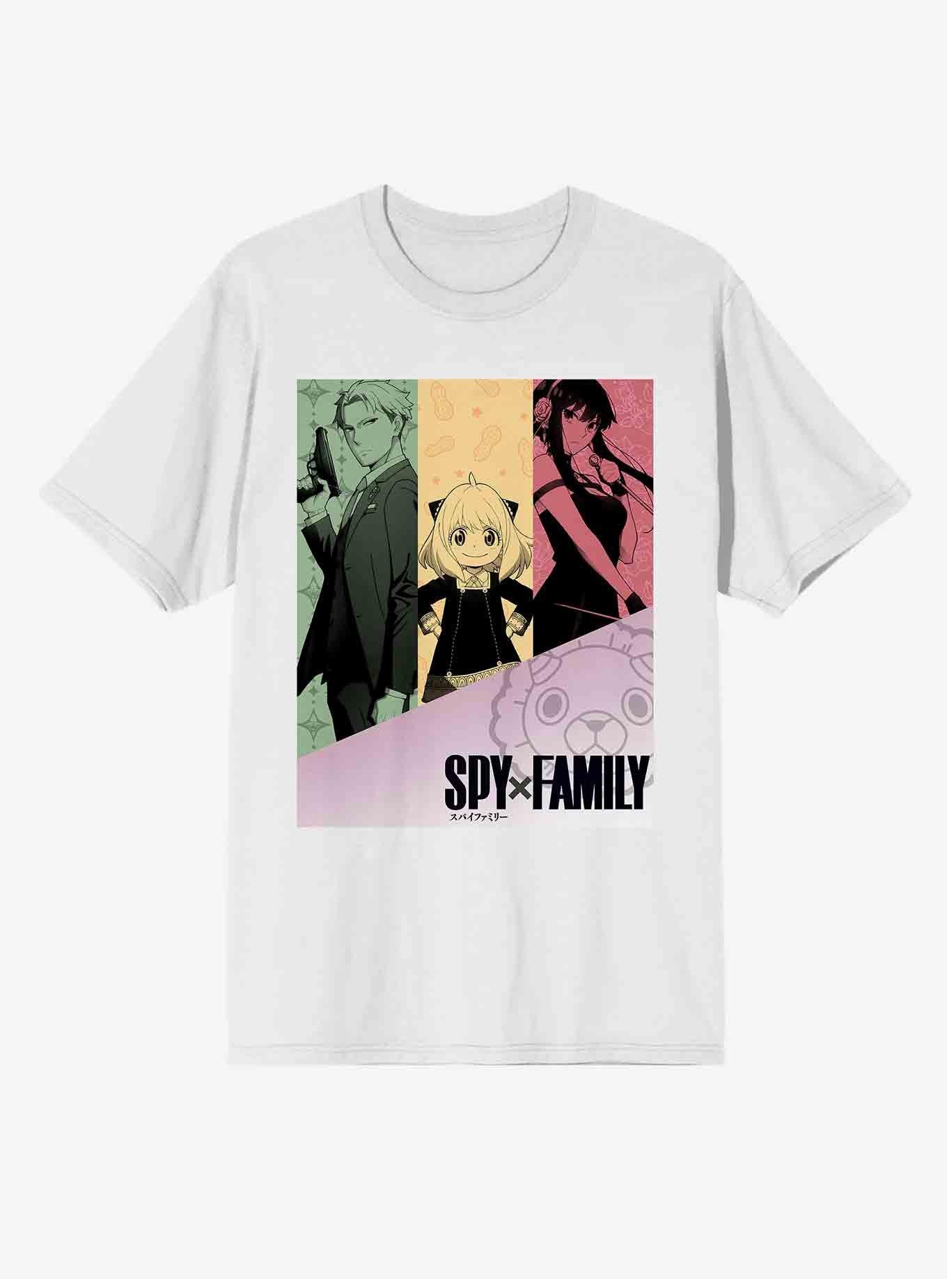 Spy X Family Forger Family Portraits Boyfriend Fit Girls T-Shirt | Hot ...