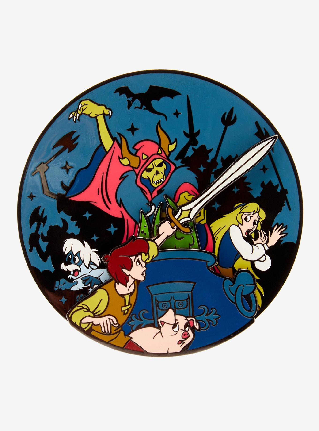 Loungefly Disney The Black Cauldron Scene Sliding Enamel Pin | BoxLunch
